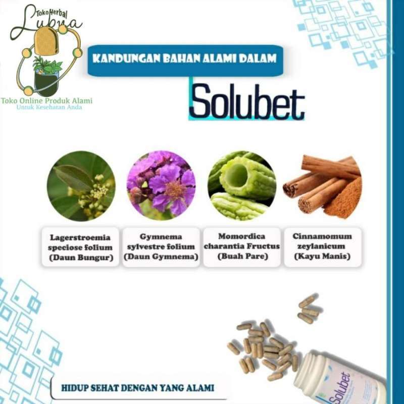 Jual Solubet Obat Herbal Diabetes Atasi Kencing Manis,gula Darah Tinggi ...