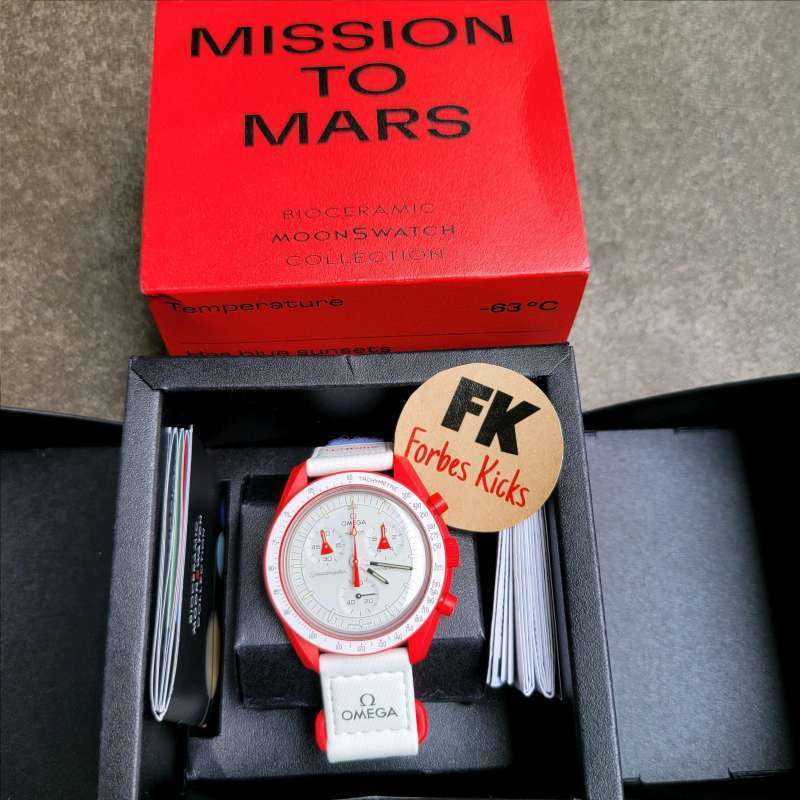 Jual Swatch x Omega Bioceramic Moonswatch Mission to the Mars di Seller ...