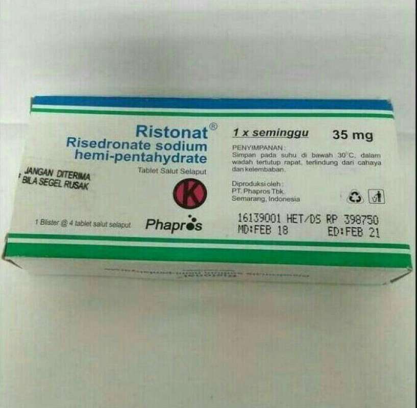 Jual Ristonat 35mg/box Isi (4 Tablet)obat Resep Dokter Di Seller Sehat ...