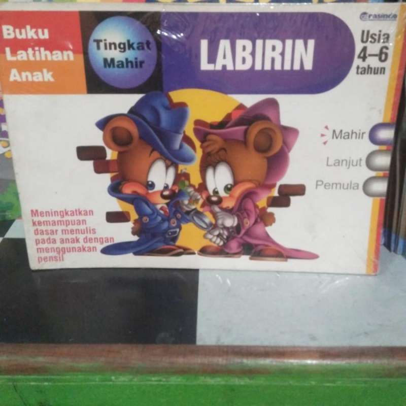 Jual Buku Latihan Anak Tingkat Mahir Labirin Untuk Usia 4-6 Tahun Di ...