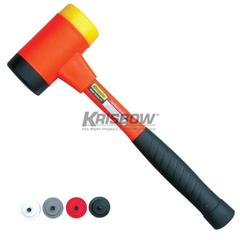 Jual KRISBOW SOFT FACE HAMMER 48OZ W/4 HEAD KW0102041 di Seller ...