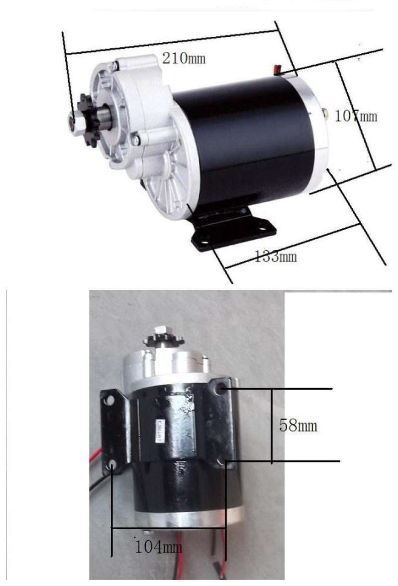 Jual Dinamo Motor For Electric My1020z DC 24v 450w Brushed (7081 ...