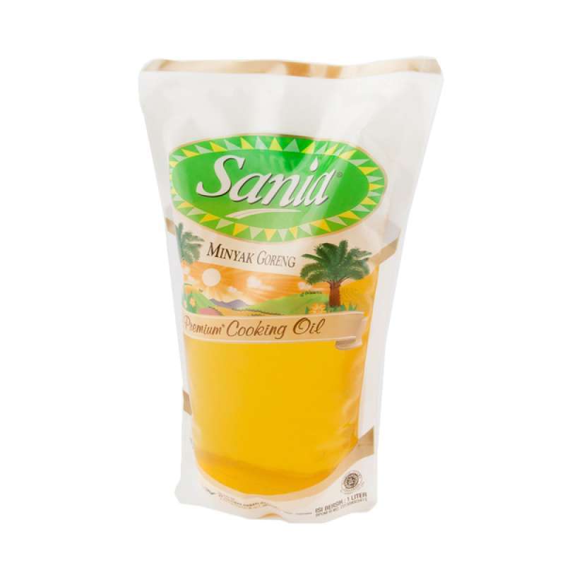Jual SANIA Minyak Goreng Sawit 1 Liter - Palm Cooking Oil 1L Refill bag ...