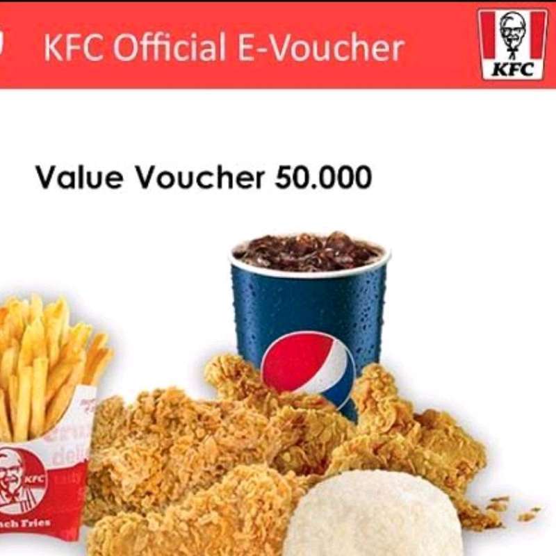 Jual KFC E-VOUCHER (100.000) di Seller DONICOM - Mlirip, Kab. Mojokerto | Blibli
