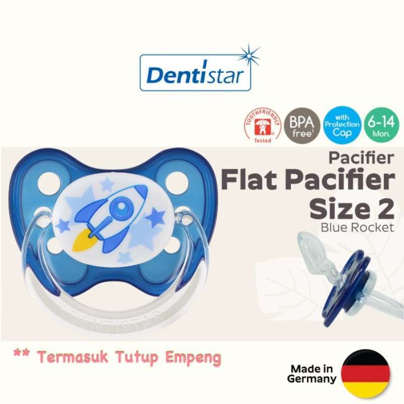 Jual Dentistar Orthodontic Pacifier for Chubby Baby 6-14 bulan Empeng ...
