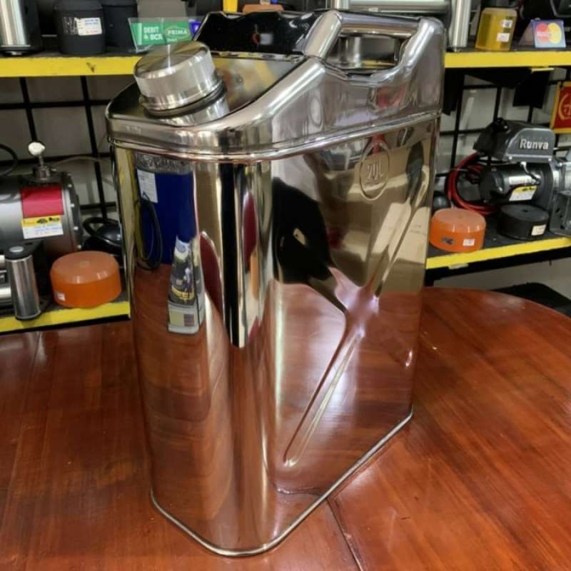 Promo Jerigen Stainless Steel 20 Liter Diskon 23% di Seller Bumi Living ...