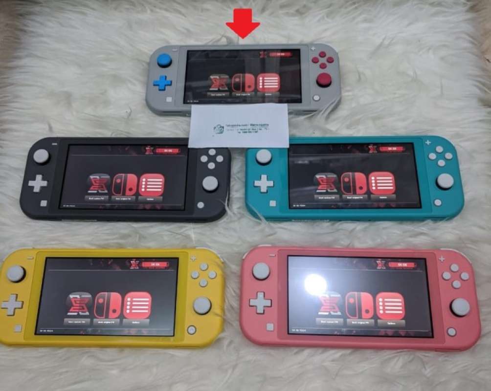Promo Nintendo Switch Lite CFW 256GB SXOS SXLite Dual SPLIT OS Zacian ...