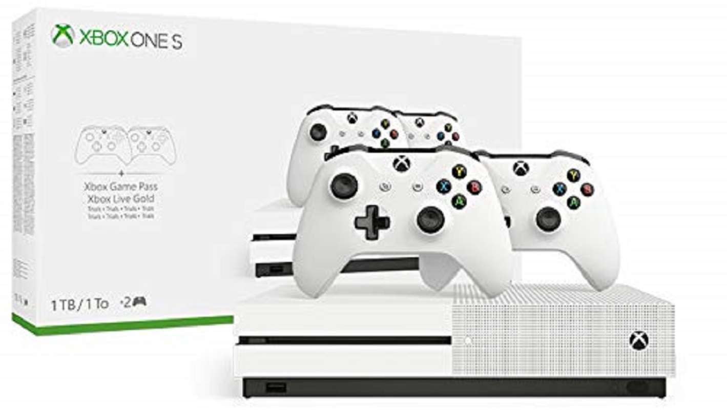 Jual Microsoft Xbox One S 1TB 2 Two Controller di Seller Supersonic ...