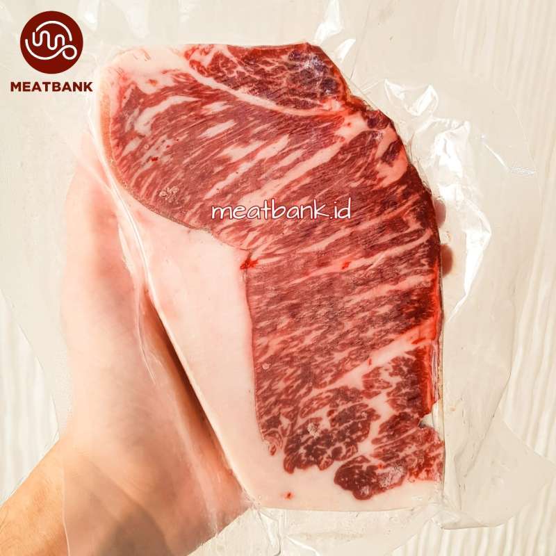 Promo WAGYU SIRLOIN STEAK MB 9 AUS Daging Sapi Beef Striploin Marbling ...