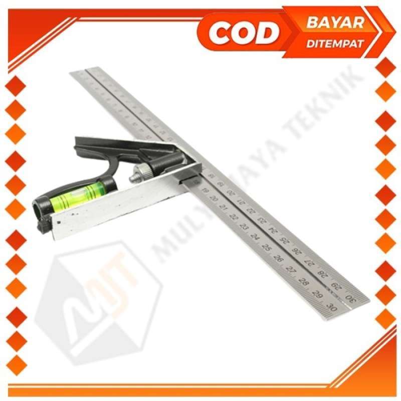 Promo Penggaris Sudut Presisi Air Geser Siku L Waterpass Kombinasi ...