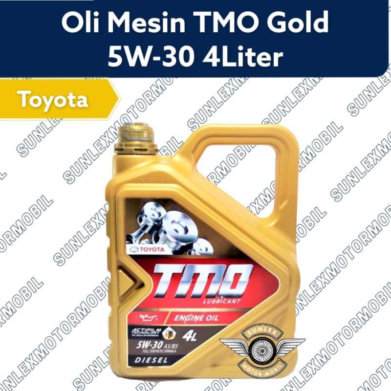 Promo Oli Mesin Tmo Gold Diesel Solar 5w-30 5w30 4l 4 Liter Toyota ...