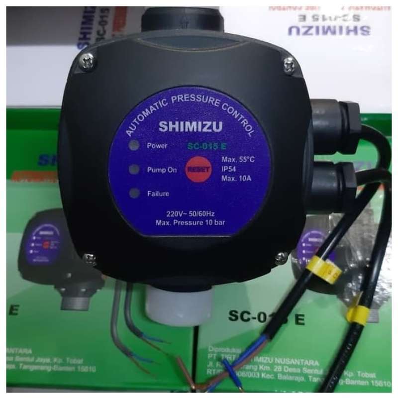Jual shimizu sc 015 e automatic pressure control otomatis booster - Hitam Alami di Seller Serba ...