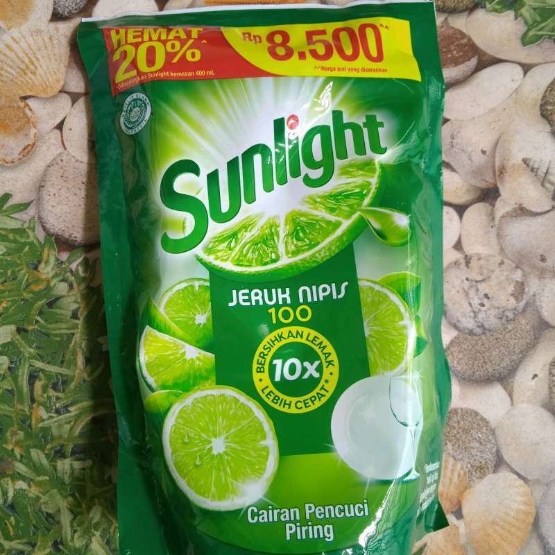 Promo Sunlight Sabun Cuci Piring Lime [370ml] Diskon 5% Di Seller ...