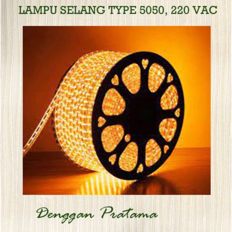 Jual Lampu Led Strip Selang Smd 5050 220vac Indoor Outdoor Meteran Di ...
