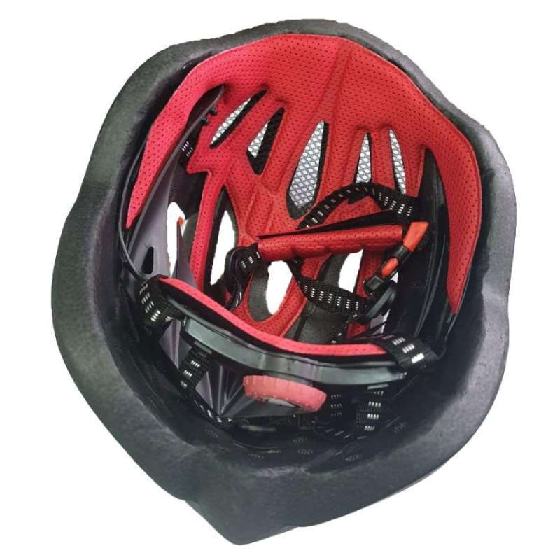 Promo Taffsport Helm Sepeda Cycling Helmet Eps Foam Pvc Shell Led