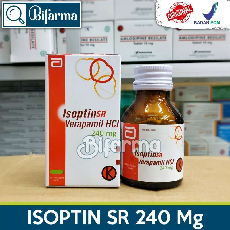 Jual Isoptin Sr 240 Mg Verapamil-240 Mg / 50 Kaplet Di Seller Hakim ...