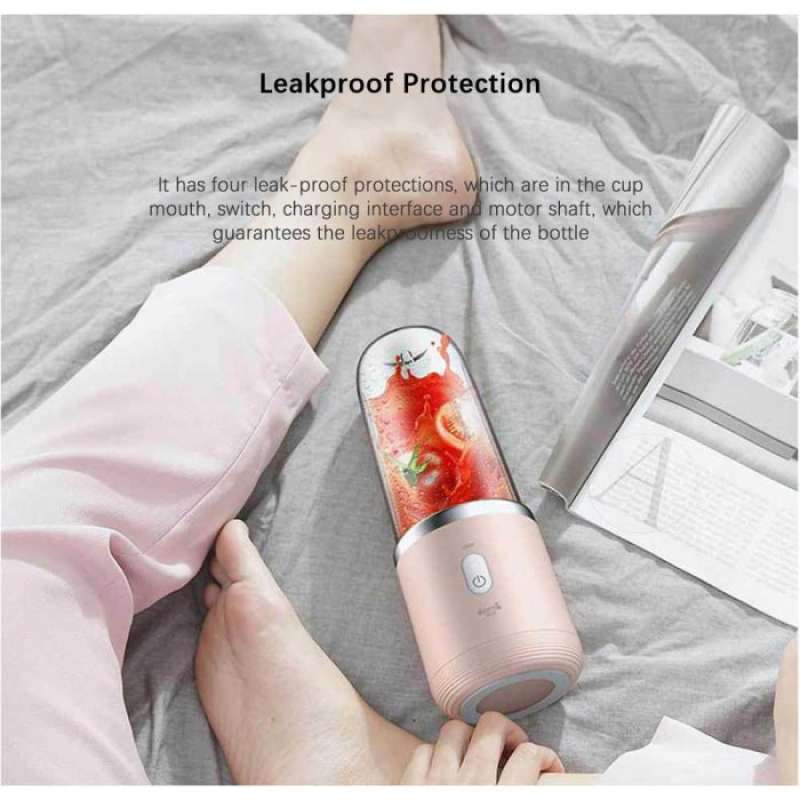 Jual Free Ongkir Blender Jus Buah Portable Juicer Mini 380Ml Rechargeable di Seller azkayra mart ...