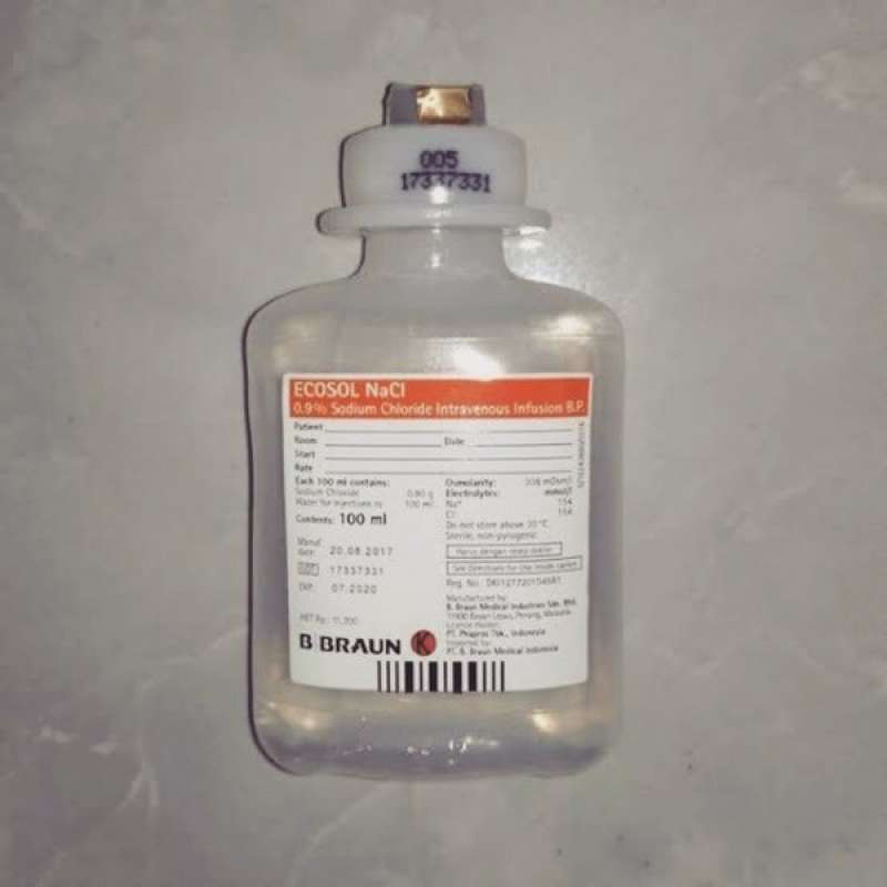 Jual NACL 100cc 100 cc piggy bag cairan pelarut infus cairan infus ...