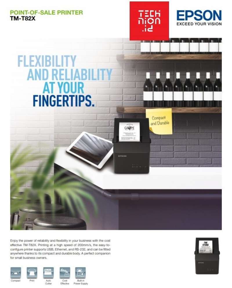 Promo PRINTER KASIR EPSON TM T82 THERMAL Diskon 33% di Seller Emma ...