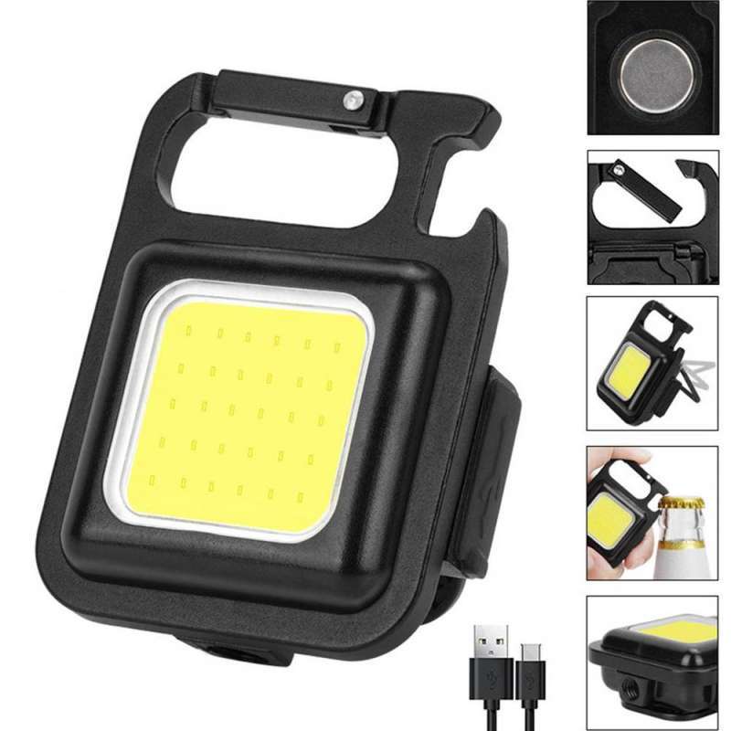 Promo Mini Senter Gantungan Kunci Multifungsi Keychain Led Senter Saku ...