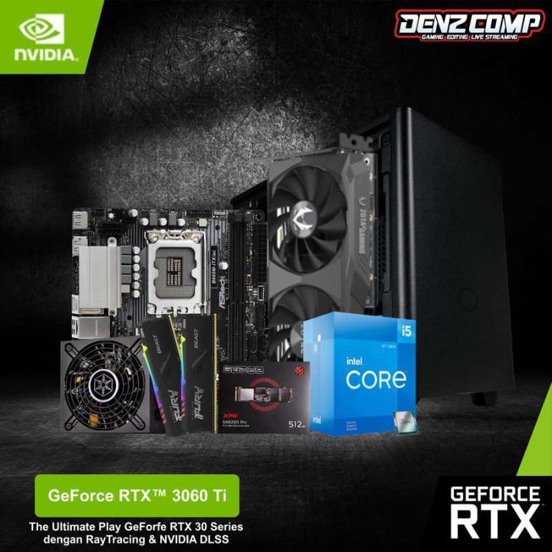 Jual MINI ITX PC | INTEL CORE i5-12400F | RTX 3060 Ti | DDR4 16GB |NVME ...