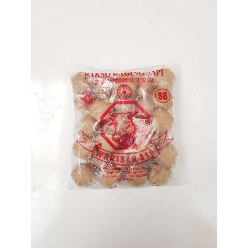 Jual Baso Warisan 319 SB isi 25pcs - Bakso Daging Sapi Warisan di ...