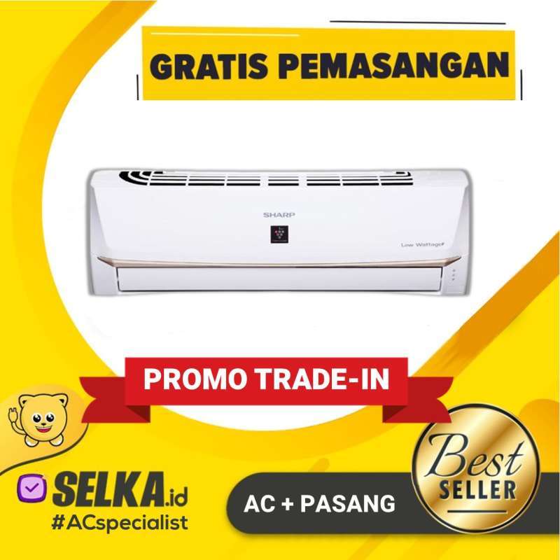 Jual Ac Sharp Ah-ap9uhl +installasi [1 Pk] Low Watt +pipa +kabel ...