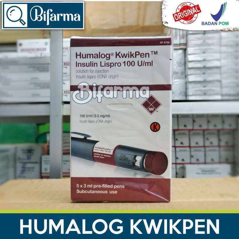 Promo Humalog Kwikpen Insuln Lispro 100 U/ml /Box @5 Pen Diskon 23% di ...