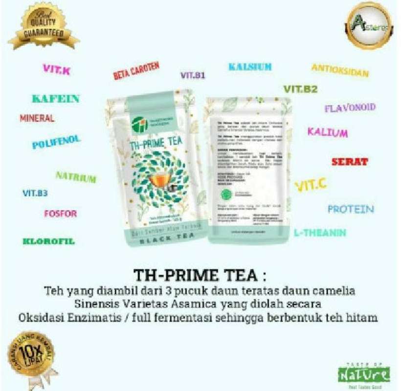 Jual TH PRIME TEA BLACK TEA TEH KESEHATAN ANTIOKSIDAN DIET DETOX 1 ...