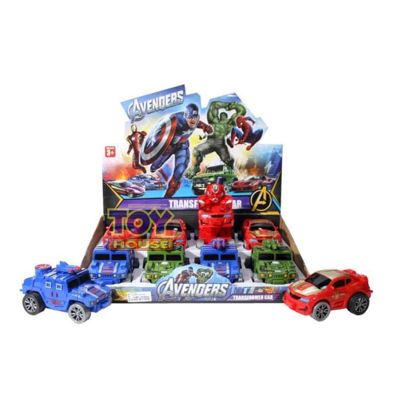 Promo Mainan Transformer Car Avengers Robot Mobil Hulk Iron Man Capt ...