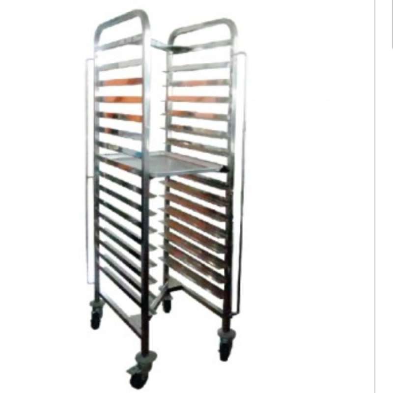 Promo Trolley Tray GETRA BPT-15 Bakery Rak Troli untuk menaruh Nampan ...