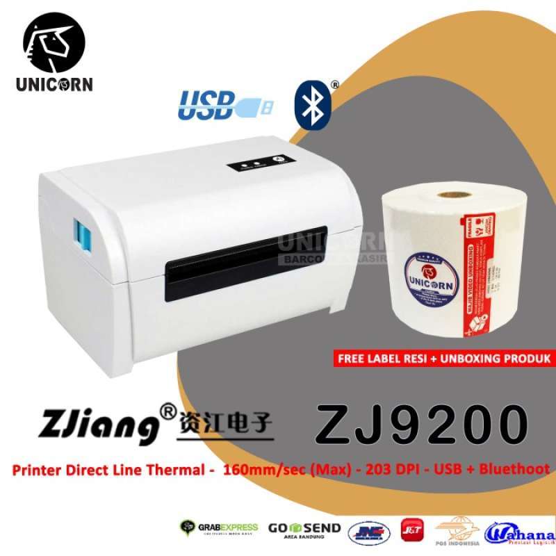 Promo Printer Label Thermal Bluetooth - ZJIANG 9200 BT / ZJ9200 / ZJ ... Promo Printer Label Thermal Bluetooth - ZJIANG 9200 BT / ZJ9200 / ZJ ...