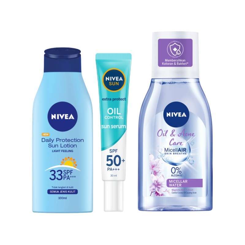 Promo NIVEA Daily Routine Package Diskon 25% di Seller Sentra mentari ...
