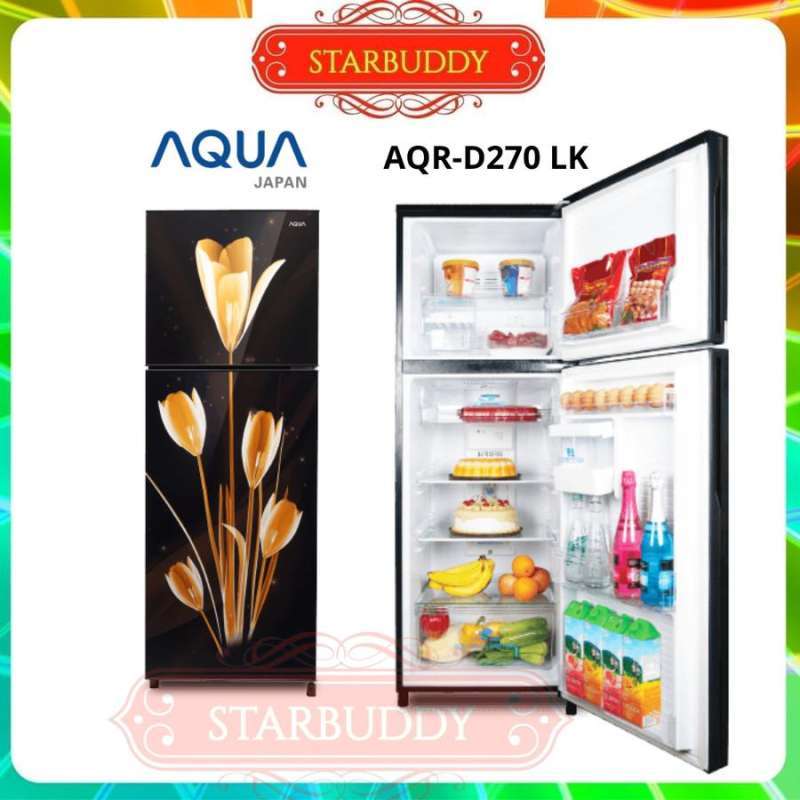 Jual Kulkas Aqua 2 Pintu Aqr-d270 Motif Bunga - Jabodetabek Di Seller ...