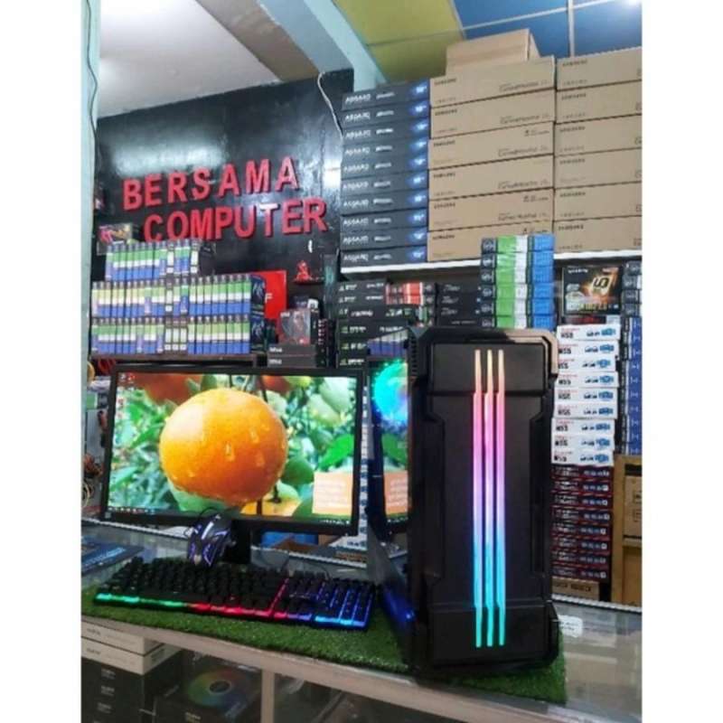 Jual PC gaming core i7 ram 8gb vga gt 1030 ddr 5 full set siap pakai di ...