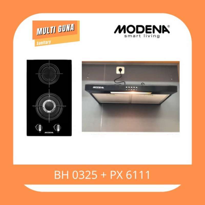 Promo Paket Set Modena Kompor Tanam BH 0325 + PX 6111 Diskon 5% di ...