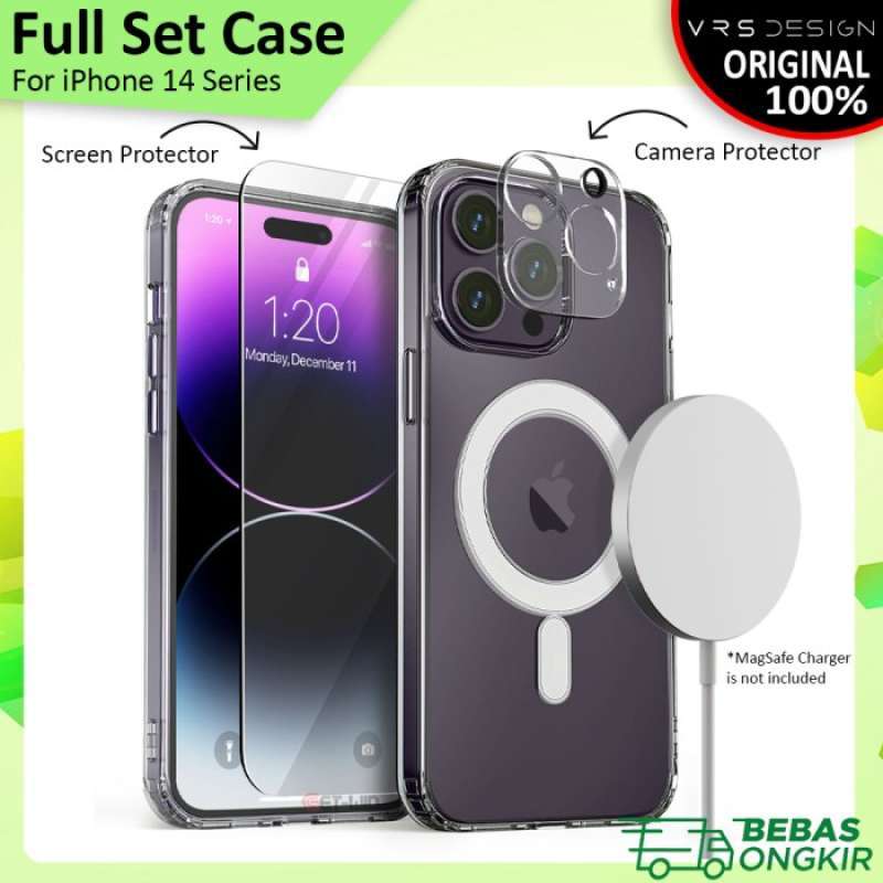 Promo MagSafe Case 14 Pro Max Plus VRS Design Crystal Mixx Set Casing ...