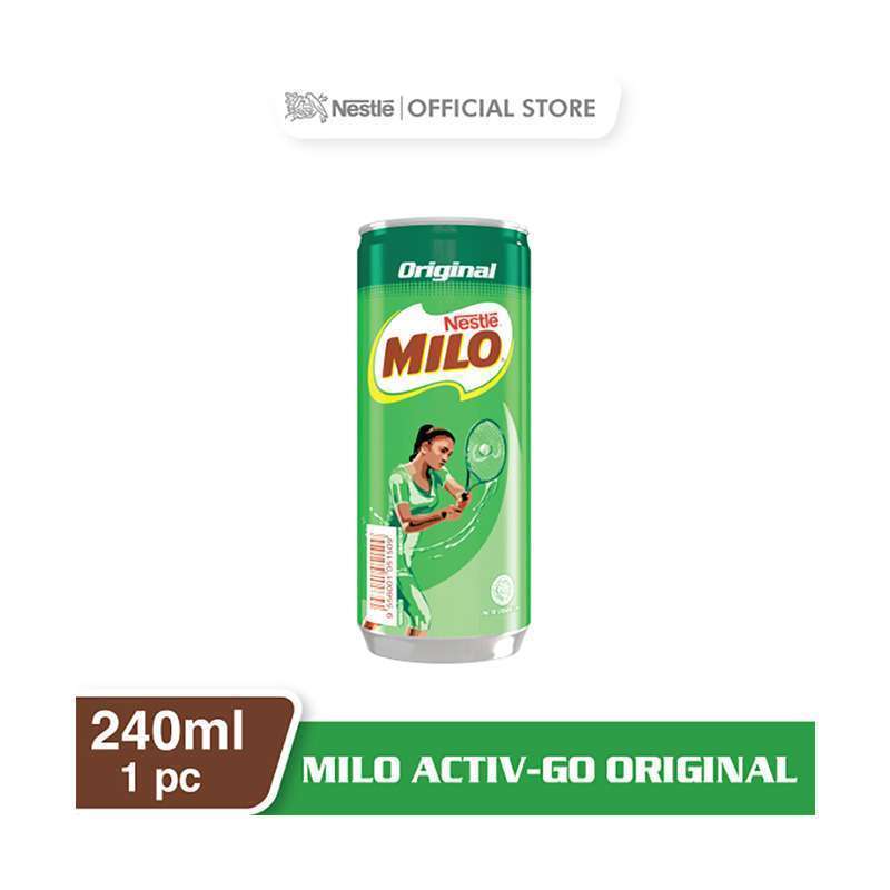 Jual NESTLE MILO ACTIV-GO Minuman Mengandung Susu dan Cokelat Siap Minum Kaleng 240ml di Seller ...