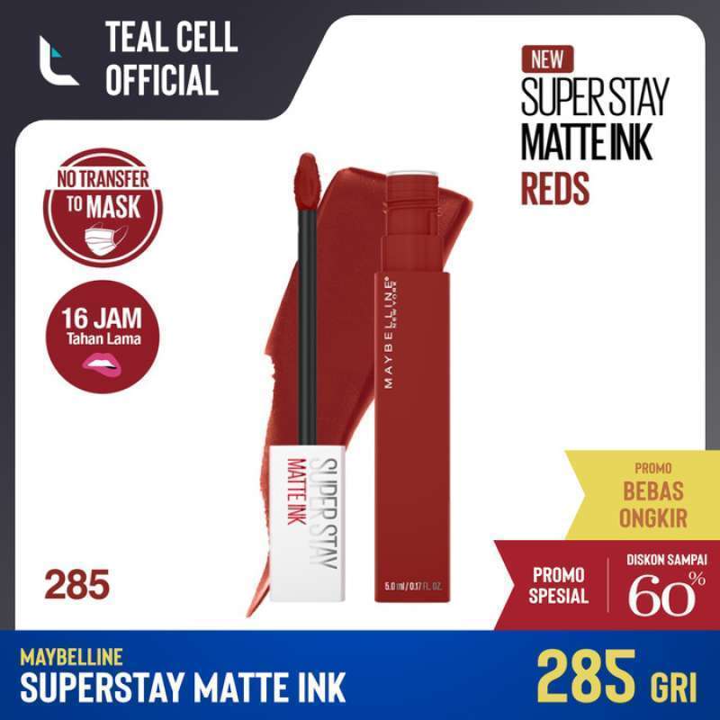 Jual Maybelline - Superstay Matte Ink Liquid Lipstick - 285 Gritty Di ...