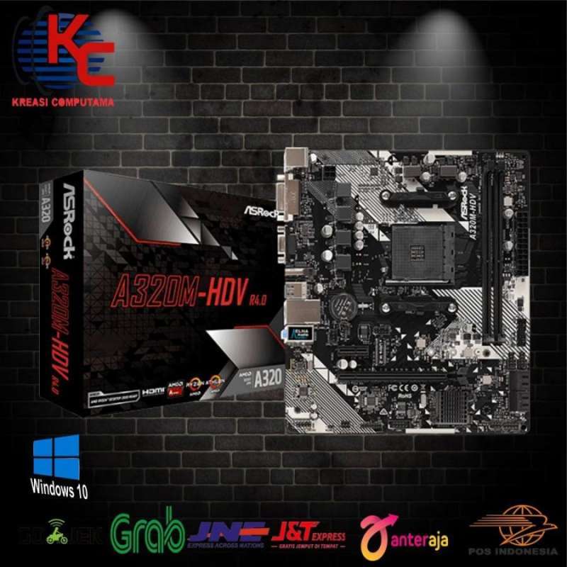 Jual Motherboard Amd A320m Asrock Am4 Original Product Di Seller ...
