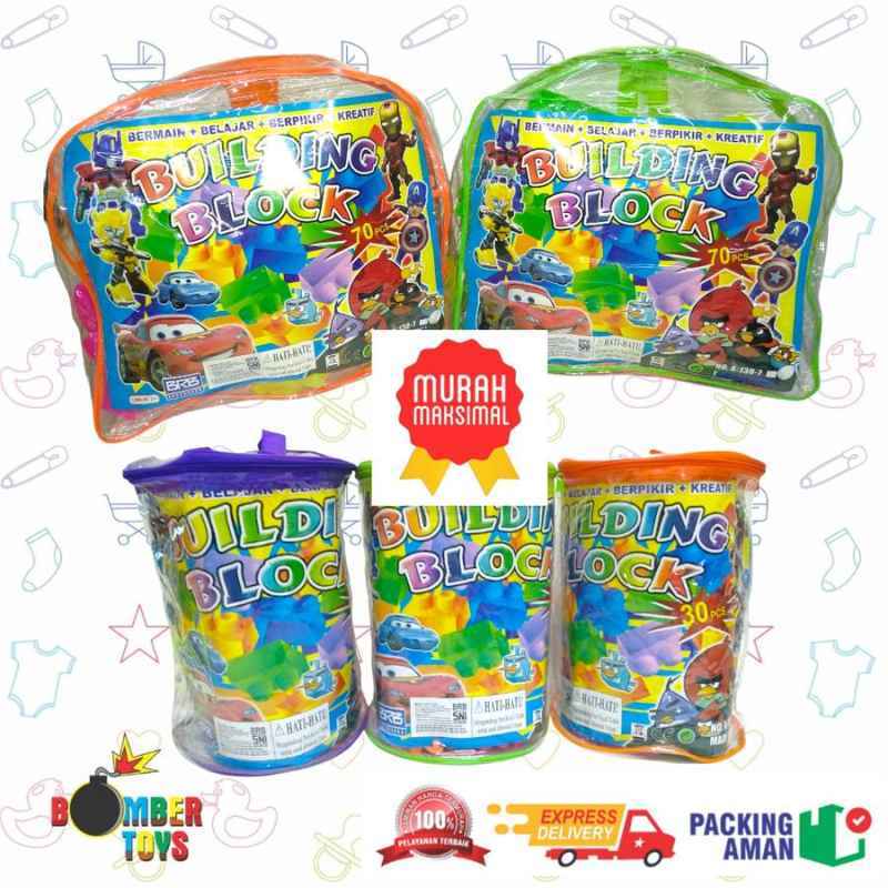 Jual MAINAN ANAK LEGO BUILDING BLOCK BLOK BALOK SUSUN MONO BRICK JUMBO ...