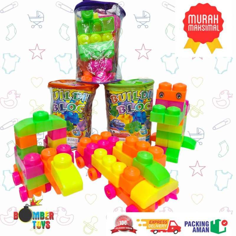 Jual MAINAN ANAK LEGO BUILDING BLOCK BLOK BALOK SUSUN MONO BRICK JUMBO ...