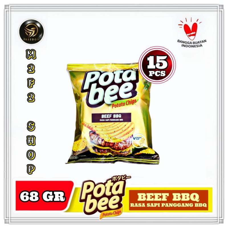 Jual Keripik Kentang Potabee Rasa Daging Sapi | Beef Bbq - 68 Gr ...