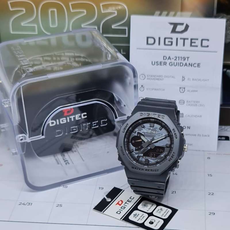 Promo Jam tangan Pria Digitec DA 2119T / 2119 / DG 3119 Original ...