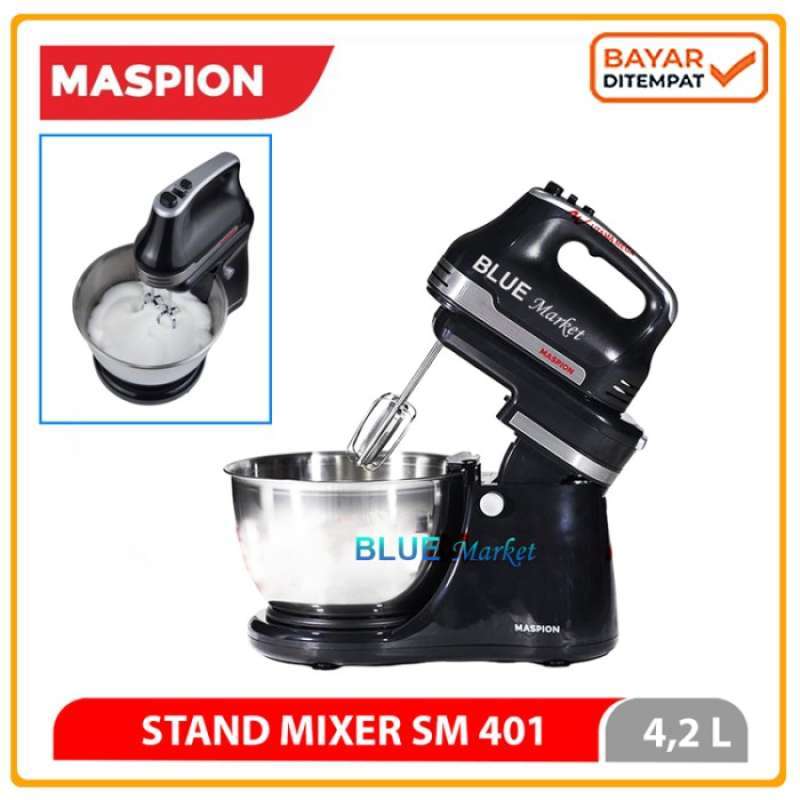 Jual Stand Mixer Jumbo Maspion 4.2 Ltr Sm 401 Original Di Seller ...