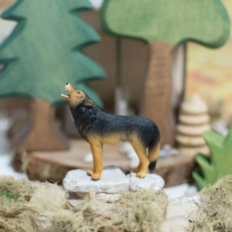 Promo Mojo Fun Timber Wolf Howling 87245 - Wildlife Collection Diskon ...
