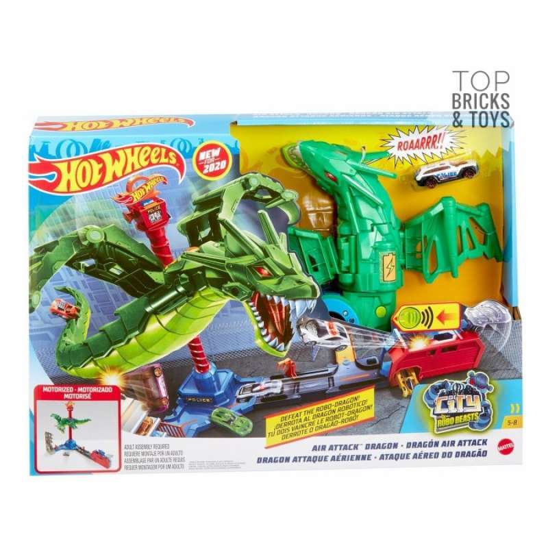 Promo MATTEL, Hot Wheels Hotwheels Air Attack Dragon Play Set Diskon 34 ...