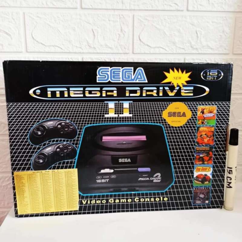 Promo Mainan Console Sega Mega Drive Dapat 1 Mesin 2 Joystick 1 Adapter ...
