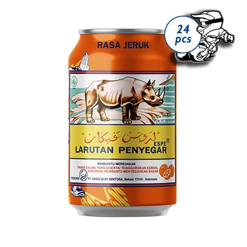 Jual Larutan Penyegar Cap Badak Rasa Jeruk [320 mL x 24 pcs | 1 Karton ...