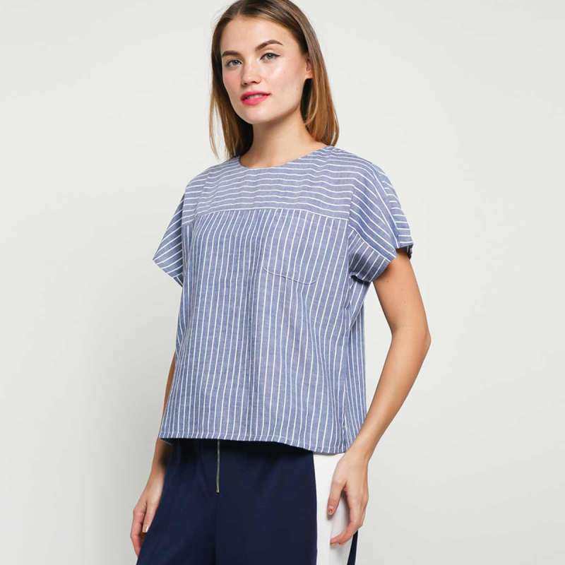 Blouse Wanita Lengan Pendek - Blouse Wanita Lengan Pendek 1 Tutorial ...